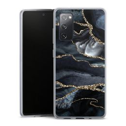 DeinDesign Galaxy S20 FE 5G Handy Silikon H&uuml;lle Case transparent Handyh&uuml;lle Trends Glitzer Marble Silikon Case