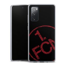 DeinDesign Galaxy S20 FE Handy Silikon H&uuml;lle Case transparent Handyh&uuml;lle 1. Fcn Merchandise Texture Silikon Case