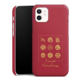 DeinDesign iPhone 12 mini Handy Premium Case Smartphone Handyh&uuml;lle Schutzh&uuml;lle gl&auml;nzend Merchandise Fc Bayern M&uuml;nchen Fcb 125 Jahre Premium Case