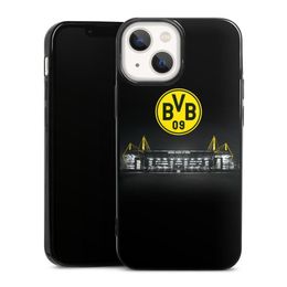 DeinDesign iPhone 13 Mini Handy Slim Case extra d&uuml;nn Silikon Handyh&uuml;lle schwarz H&uuml;lle Borussia Dortmund Stadium Bvb Silikon Slim Case