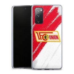 DeinDesign Galaxy S20 FE Handy Silikon H&uuml;lle Case transparent Handyh&uuml;lle 1. Fc Union Berlin Logo Official Licensed Product Silikon Case
