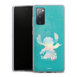 DeinDesign Galaxy S20 FE Handy Silikon H&uuml;lle Case transparent Handyh&uuml;lle Official Licensed Product Lilo & Stitch Disney Silikon Case