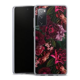 DeinDesign Galaxy S20 FE 5G Handy Silikon H&uuml;lle Case transparent Handyh&uuml;lle Blossom Flowers Rose Silikon Case