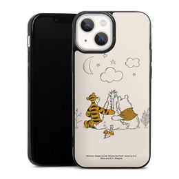 DeinDesign iPhone 13 Mini Handy Slim Case extra d&uuml;nn Silikon Handyh&uuml;lle schwarz H&uuml;lle Disney Winnie The Pooh Official Licensed Product Silikon Slim Case