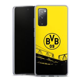 DeinDesign Galaxy S20 FE Handy Silikon H&uuml;lle Case transparent Handyh&uuml;lle Bvb Borussia Dortmund Merchandise Silikon Case