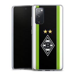 DeinDesign Galaxy S20 FE 5G Handy Silikon H&uuml;lle Case transparent Handyh&uuml;lle Logo Gladbach Borussia M&ouml;nchengladbach Silikon Case
