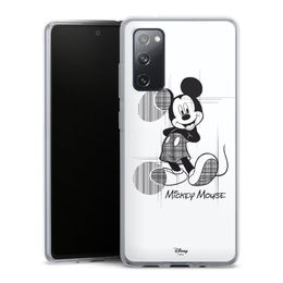 DeinDesign Galaxy S20 FE Handy Silikon H&uuml;lle Case transparent Handyh&uuml;lle Official Licensed Product Disney Mickey Mouse Silikon Case