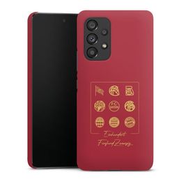 DeinDesign Galaxy A53 5G Handy Premium Case Smartphone Handyh&uuml;lle Schutzh&uuml;lle gl&auml;nzend Fc Bayern M&uuml;nchen Merchandise Fcb 125 Jahre Premium Case