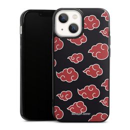 DeinDesign iPhone 13 Mini Handy Slim Case extra d&uuml;nn Silikon Handyh&uuml;lle schwarz H&uuml;lle Akatsuki Official Licensed Product Naruto Shippuden Silikon Slim Case
