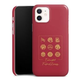 DeinDesign iPhone 12 Handy Premium Case Smartphone Handyh&uuml;lle Schutzh&uuml;lle gl&auml;nzend Fc Bayern M&uuml;nchen Merchandise Fcb 125 Jahre Premium Case