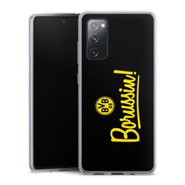 DeinDesign Galaxy S20 FE Handy Silikon H&uuml;lle Case transparent Handyh&uuml;lle Borussia Dortmund Soccer Bvb Silikon Case