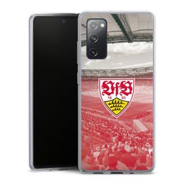 DeinDesign Galaxy S20 FE 5G Handy Silikon H&uuml;lle Case transparent Handyh&uuml;lle Official Licensed Product Vfb Stuttgart Stadium Silikon Case