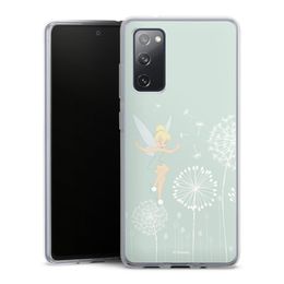 DeinDesign Galaxy S20 FE Handy Silikon H&uuml;lle Case transparent Handyh&uuml;lle Dandelion Disney Tinkerbells Silikon Case