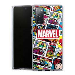 DeinDesign Galaxy S20 FE 5G Handy Silikon H&uuml;lle Case transparent Handyh&uuml;lle Muster Comic Marvel Silikon Case