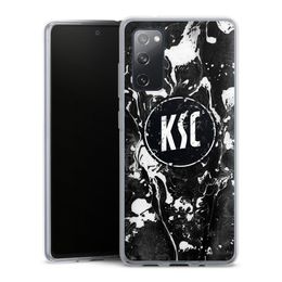 DeinDesign Galaxy S20 FE 5G Handy Silikon H&uuml;lle Case transparent Handyh&uuml;lle Official Licensed Product Ksc Karlsruher Sc Silikon Case