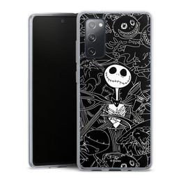 DeinDesign Galaxy S20 FE 5G Handy Silikon H&uuml;lle Case transparent Handyh&uuml;lle Nightmare Before Christmas Halloween Disney Silikon Case