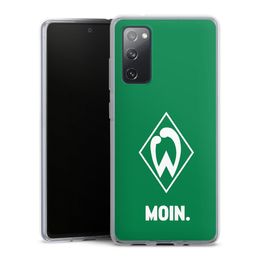 DeinDesign Galaxy S20 FE 5G Handy Silikon H&uuml;lle Case transparent Handyh&uuml;lle Moin Official Licensed Product Sv Werder Bremen Silikon Case
