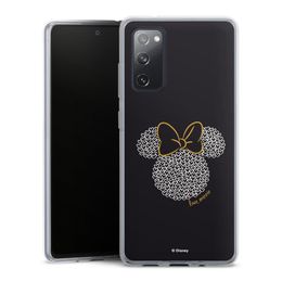 DeinDesign Galaxy S20 FE 5G Handy Silikon H&uuml;lle Case transparent Handyh&uuml;lle Minnie Mouse Muster Disney Silikon Case