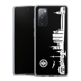 DeinDesign Galaxy S20 FE 5G Handy Silikon H&uuml;lle Case transparent Handyh&uuml;lle Eintracht Frankfurt Skyline Sge Silikon Case