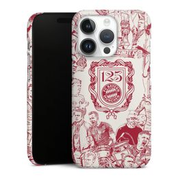 DeinDesign iPhone 14 Pro Handy Premium Case Smartphone Handyh&uuml;lle Schutzh&uuml;lle matt Official Licensed Product Fcb 125 Jahre Fc Bayern M&uuml;nchen Premium Case