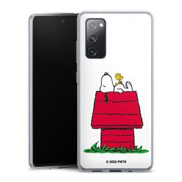 DeinDesign Galaxy S20 FE Handy Silikon H&uuml;lle Case transparent Handyh&uuml;lle Snoopy Official Licensed Product Peanuts Silikon Case