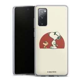 DeinDesign Galaxy S20 FE Handy Silikon H&uuml;lle Case transparent Handyh&uuml;lle Kindheit Snoopy Official Licensed Product Silikon Case