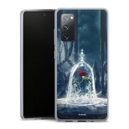 DeinDesign Galaxy S20 FE 5G Handy Silikon H&uuml;lle Case transparent Handyh&uuml;lle The Beauty And The Beast Disney Princess Rose Silikon Case