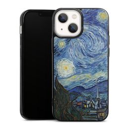 DeinDesign iPhone 13 Mini Handy Slim Case extra d&uuml;nn Silikon Handyh&uuml;lle schwarz H&uuml;lle The Starry Night Kunst Silikon Slim Case