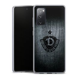 DeinDesign Galaxy S20 FE Handy Silikon H&uuml;lle Case transparent Handyh&uuml;lle Sg Dynamo Dresden Official Licensed Product Vintage Silikon Case
