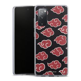 DeinDesign Galaxy S20 FE 5G Handy Silikon H&uuml;lle Case transparent Handyh&uuml;lle Akatsuki Pattern Naruto Shippuden Silikon Case