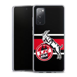 DeinDesign Galaxy S20 FE 5G Handy Silikon H&uuml;lle Case transparent Handyh&uuml;lle 1. Fc K&ouml;ln Logo Official Licensed Product Silikon Case