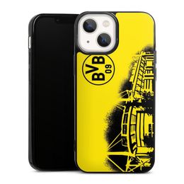 DeinDesign iPhone 13 Mini Handy Slim Case extra d&uuml;nn Silikon Handyh&uuml;lle schwarz H&uuml;lle Stadium Bvb Borussia Dortmund Silikon Slim Case
