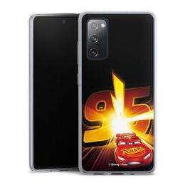 DeinDesign Galaxy S20 FE 5G Handy Silikon H&uuml;lle Case transparent Handyh&uuml;lle Cars Lightning Mcqueen 95 Official Licensed Product Silikon Case