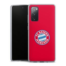 DeinDesign Galaxy S20 FE Handy Silikon H&uuml;lle Case transparent Handyh&uuml;lle Fc Bayern M&uuml;nchen Fcb Logo Silikon Case