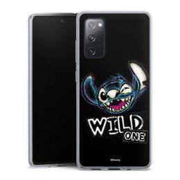 DeinDesign Galaxy S20 FE 5G Handy Silikon H&uuml;lle Case transparent Handyh&uuml;lle Lilo & Stitch Official Licensed Product Disney Silikon Case