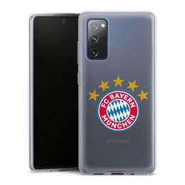DeinDesign Galaxy S20 FE Handy Silikon H&uuml;lle Case transparent Handyh&uuml;lle Star Fc Bayern M&uuml;nchen Fcb Silikon Case