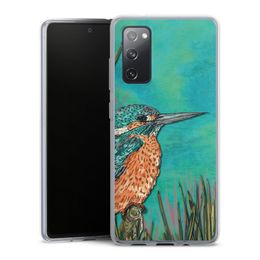 DeinDesign Galaxy S20 FE Handy Silikon H&uuml;lle Case transparent Handyh&uuml;lle Bird Painting Animals Silikon Case