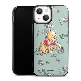 DeinDesign iPhone 13 Mini Handy Slim Case extra d&uuml;nn Silikon Handyh&uuml;lle schwarz H&uuml;lle Disney Winnie The Pooh Official Licensed Product Silikon Slim Case