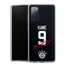 DeinDesign Galaxy S20 FE 5G Handy Silikon H&uuml;lle Case transparent Handyh&uuml;lle Fc Bayern M&uuml;nchen Harry Kane Jersey Silikon Case