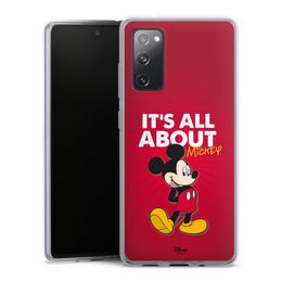 DeinDesign Galaxy S20 FE Handy Silikon H&uuml;lle Case transparent Handyh&uuml;lle Official Licensed Product Disney Mouse Silikon Case