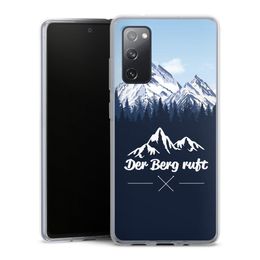 DeinDesign Galaxy S20 FE Handy Silikon H&uuml;lle Case transparent Handyh&uuml;lle Wanderlust Sky Mountain Silikon Case