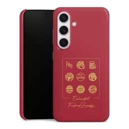 DeinDesign Galaxy S24 Handy Premium Case Smartphone Handyh&uuml;lle Schutzh&uuml;lle gl&auml;nzend Merchandise Fc Bayern M&uuml;nchen Fcb 125 Jahre Premium Case