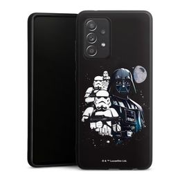 DeinDesign Galaxy A52s 5G Handy Premium Silikon H&uuml;lle Handyh&uuml;lle schwarz Case Star Wars Weltall Movie Silikon Premium Case