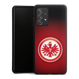 DeinDesign Galaxy A52s 5G Handy Premium Silikon H&uuml;lle Handyh&uuml;lle schwarz Case Official Licensed Product Coat Of Arms Eintracht Frankfurt Silikon Premium Case