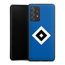DeinDesign Galaxy A52s 5G Handy Premium Silikon H&uuml;lle Handyh&uuml;lle schwarz Case Logo Hamburger Sv Hsv Silikon Premium Case
