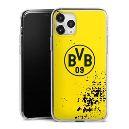 DeinDesign iPhone 11 Pro Max Handy Silikon H&uuml;lle Case transparent Handyh&uuml;lle Borussia Dortmund Borusse Official Licensed Product Silikon Case