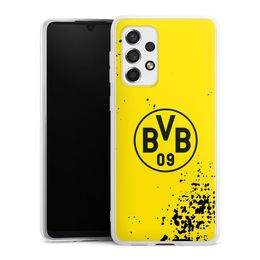 DeinDesign Galaxy A33 5G Handy Silikon H&uuml;lle Case transparent Handyh&uuml;lle Borussia Dortmund Borusse Official Licensed Product Silikon Case
