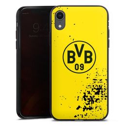 DeinDesign iPhone Xr Handy Silikon H&uuml;lle Case schwarz Handyh&uuml;lle Borussia Dortmund Borusse Official Licensed Product