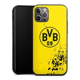 DeinDesign iPhone 12 Pro Handy Silikon H&uuml;lle Case schwarz Handyh&uuml;lle Borussia Dortmund Borusse Official Licensed Product