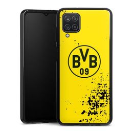 DeinDesign Galaxy A12 Handy Silikon H&uuml;lle Case schwarz Handyh&uuml;lle Borussia Dortmund Borusse Official Licensed Product